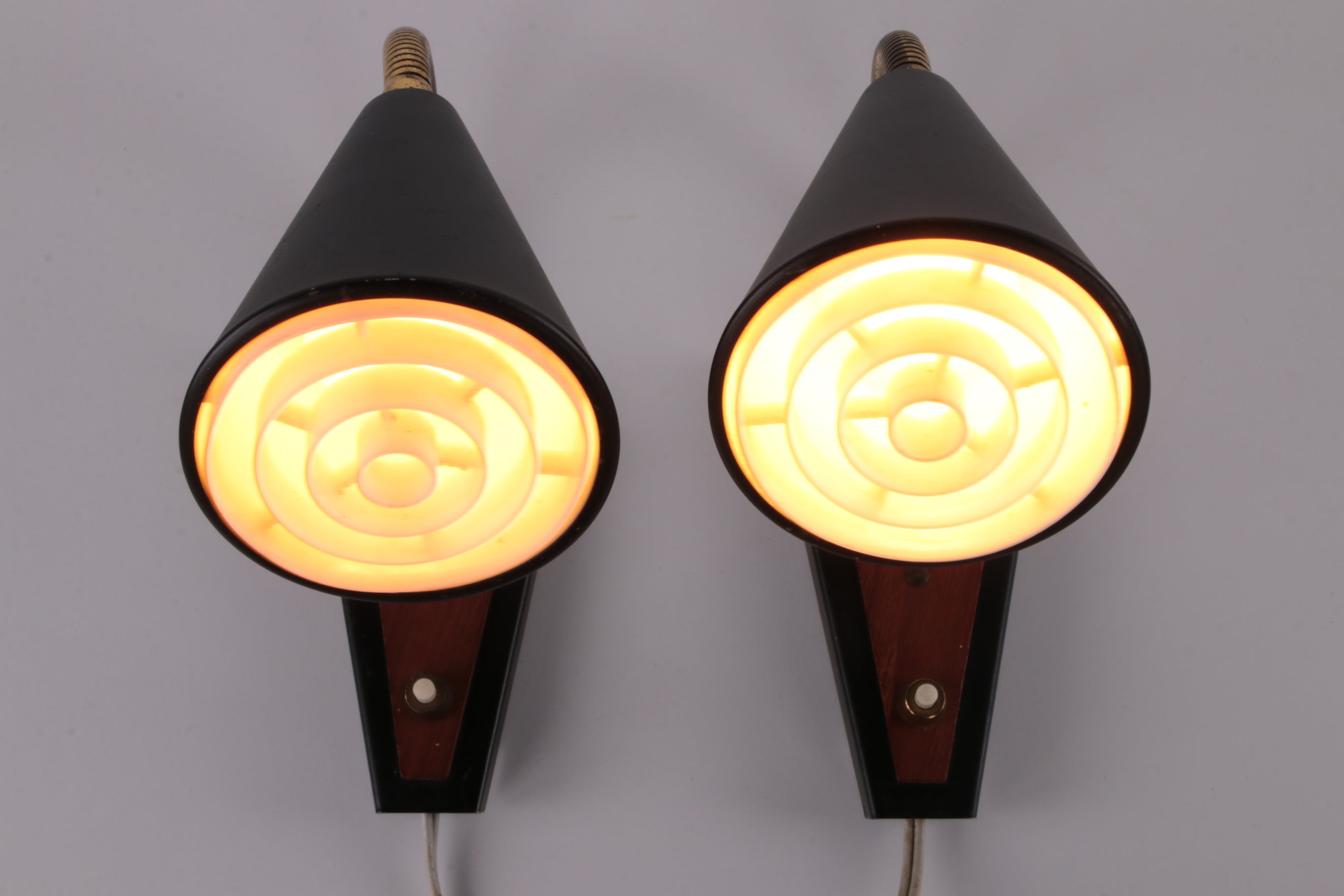 Danish Set of 2 flex spotlights 1960s
